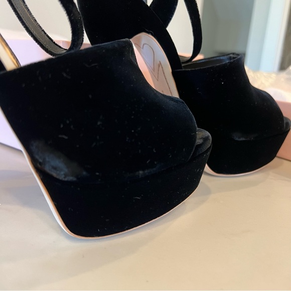 Sophia Webster | Shoes | Sophia Webster Natalia Velvet Crystal Heels ...